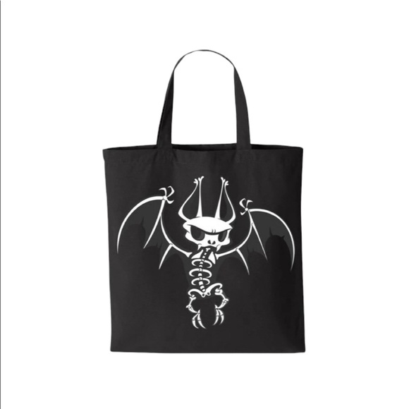 Bags | Skeleton Bat Tote Bag | Poshmark